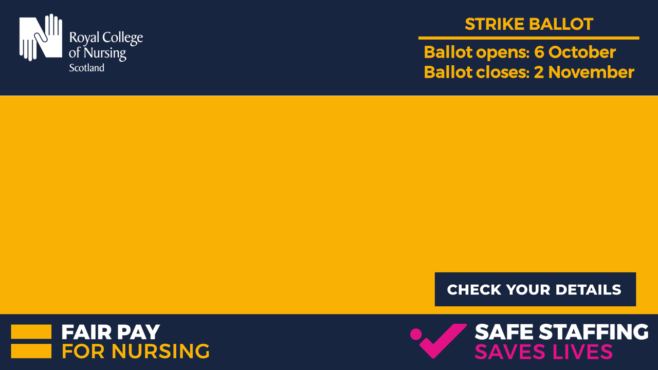 RCN pay campaign for nursing staff in Scotland | Scotland | Royal ...