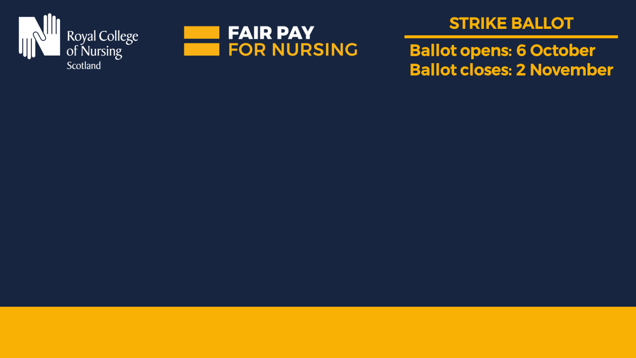 RCN pay campaign for nursing staff in Scotland | Scotland | Royal ...